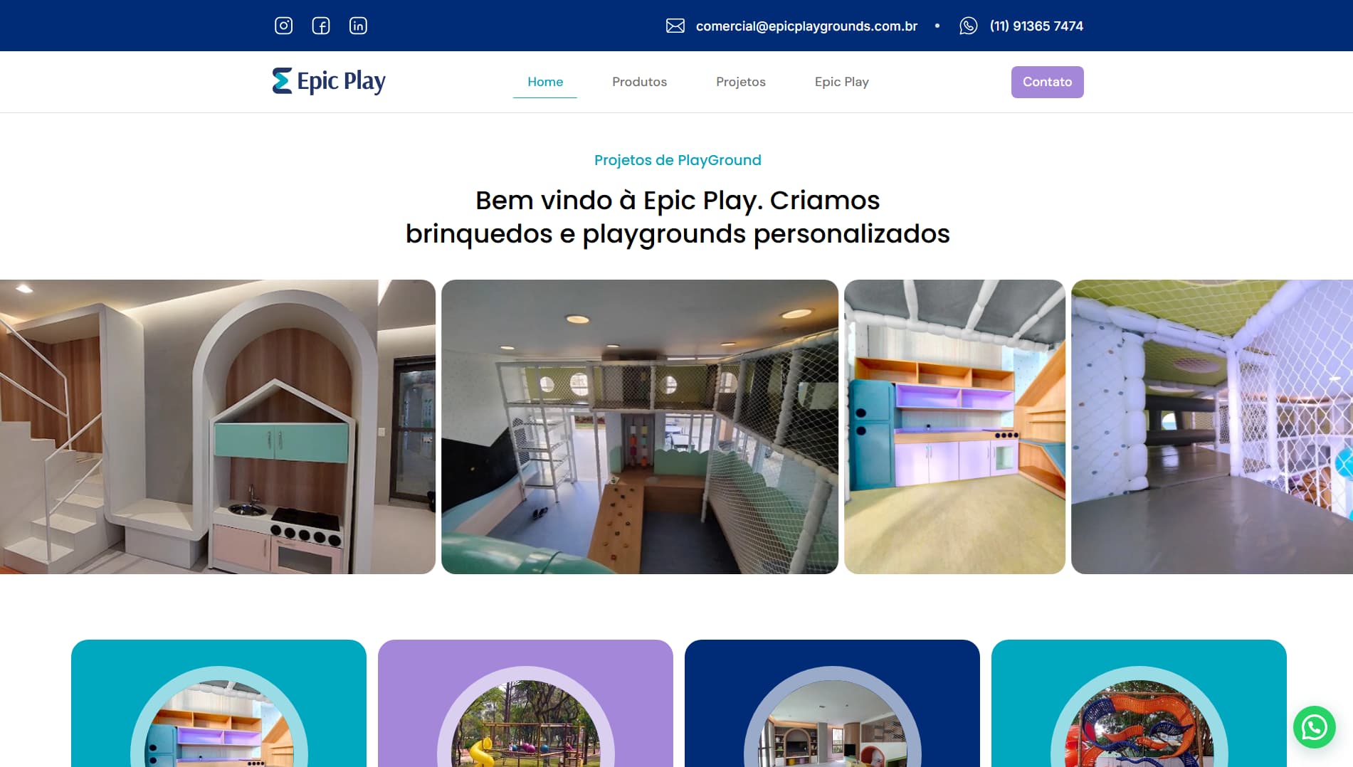 Projetos de Playground Infantil | Epic Play